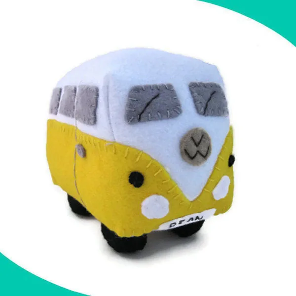 High Quality EN71 Custom School Bus Plush Stuffed Toy