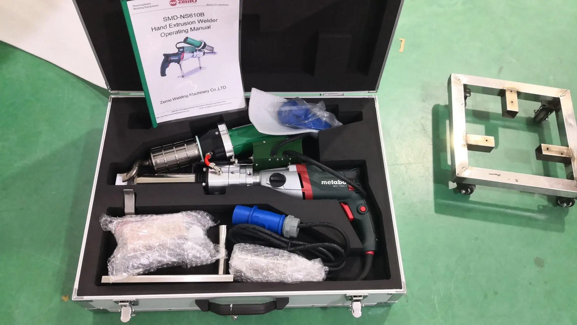 Hand Plastic Extrusion Welding Machine/ Hot Air Plastic Welder Extruder ...