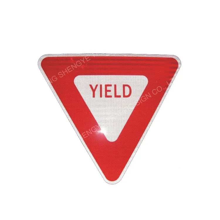 Aluminum Reflective Custom Warning Road Safety Vintage Plaque