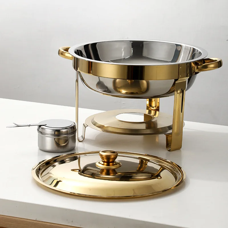 Commercial Stainless Steel Buffet Stove Set with Gas Power Outdoor Hot ...