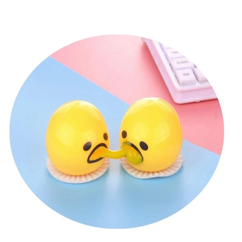 Disgusting Gudetama Vomit Egg Yolk Stress Ball Toy - Perfect Gag Item ...