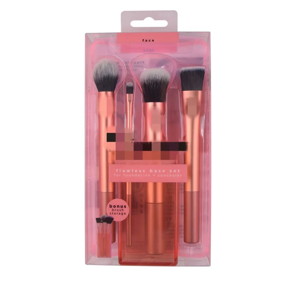 Rt Makeup Brush Set Makeup Brush With 1 Sponge 5pcs Set Blush ...