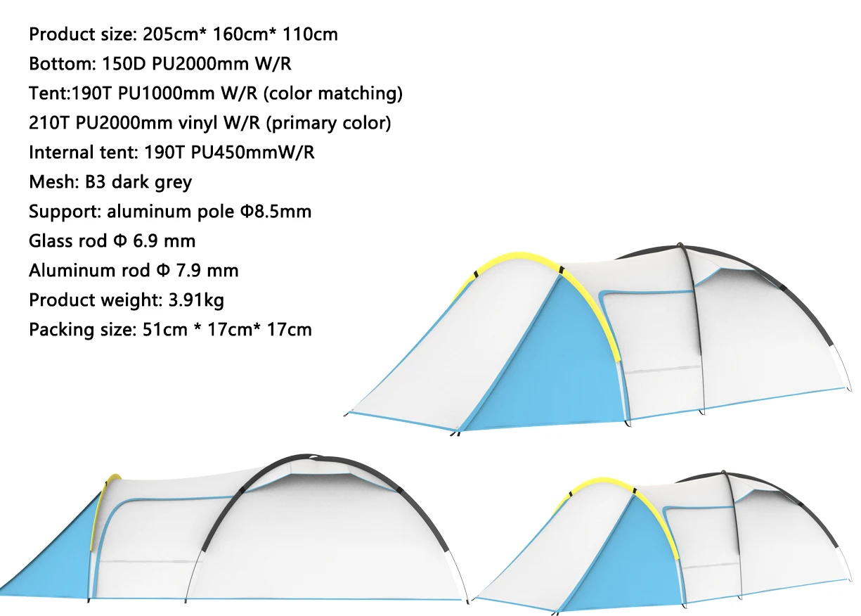 Clm Outdoor Color Tents 2020 Product New Design Outdoor Canvas Bell ...