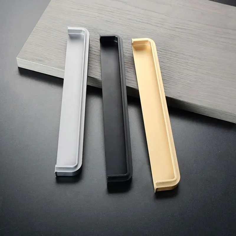 Edge Sealing Side Mounted Cabinets Wardrobe Doors Concealed Handles ...