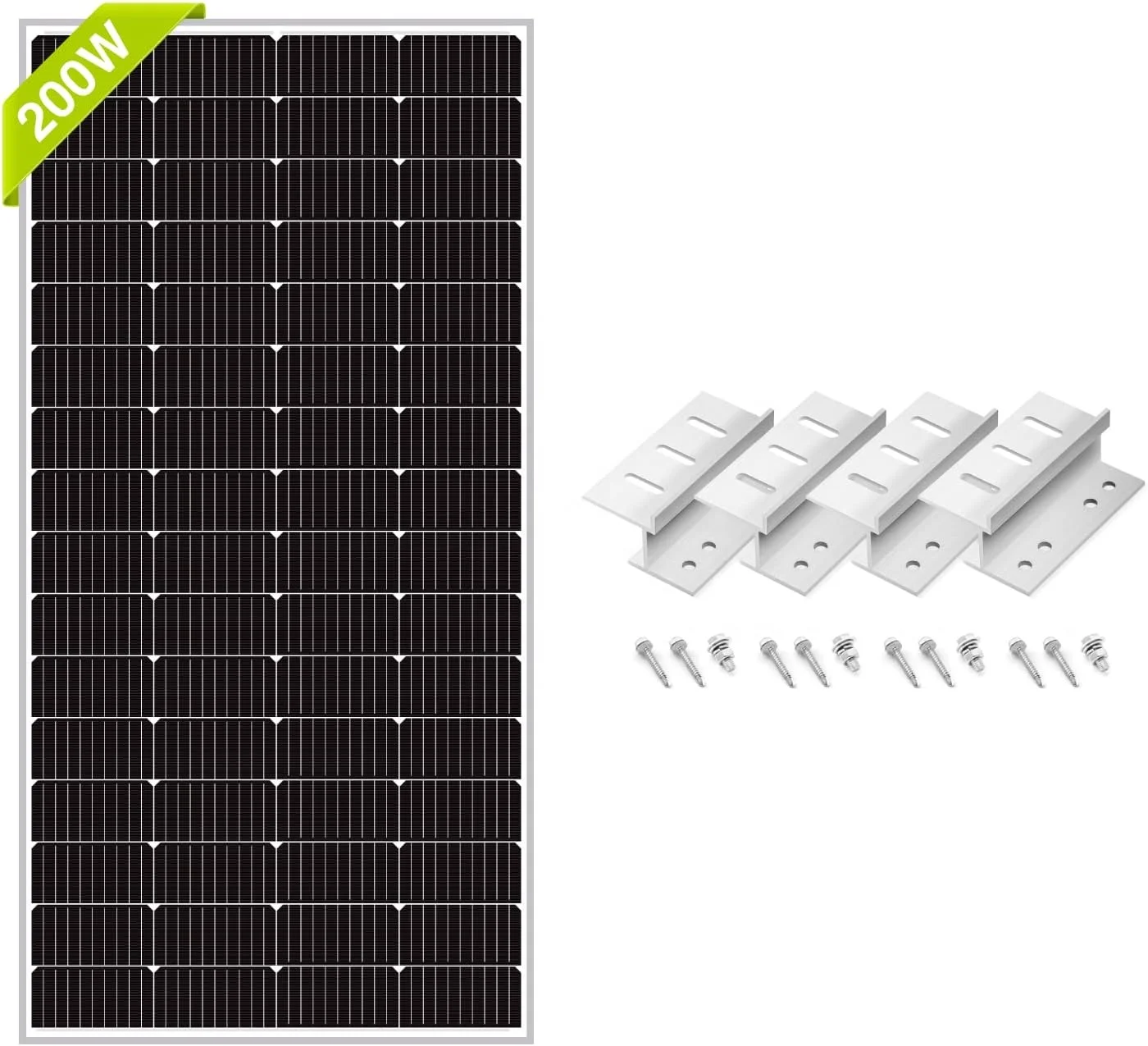 200W Monocrystalline Solar Panel - Efficient Power Generation