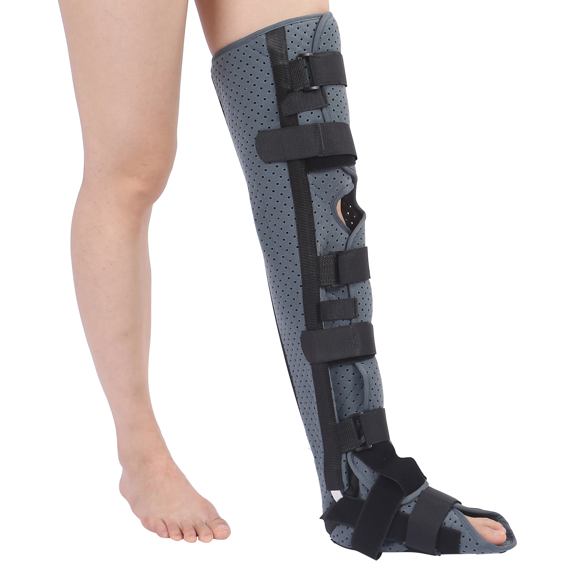 Thigh Super Ankle Fixation With Knee Joint Thigh And Calf Fracture ...