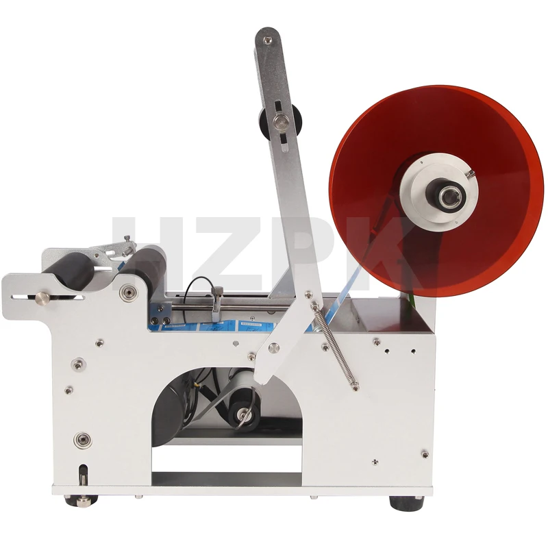 HZPK Semi-automatic Expire Date Sticker Labeling Machine for Round ...