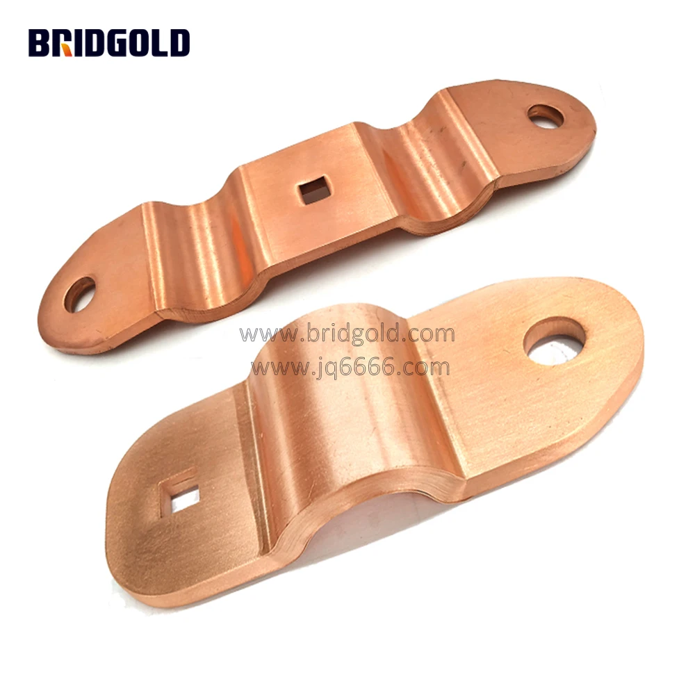 High Current Copper Laminated Flexible Shunts Copper Foil Busbar - Buy ...