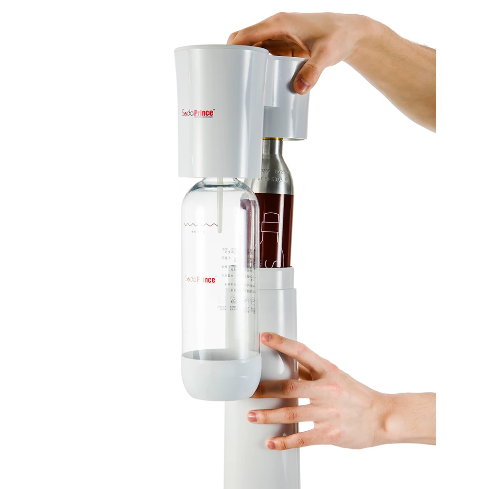 Soda Prince Portable CO2 Soft Drink Maker - 0.6L Cylinder