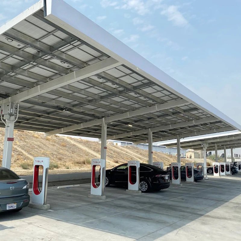 Aluminium Solar Roof Carport Racking Structure Parking Racking ...