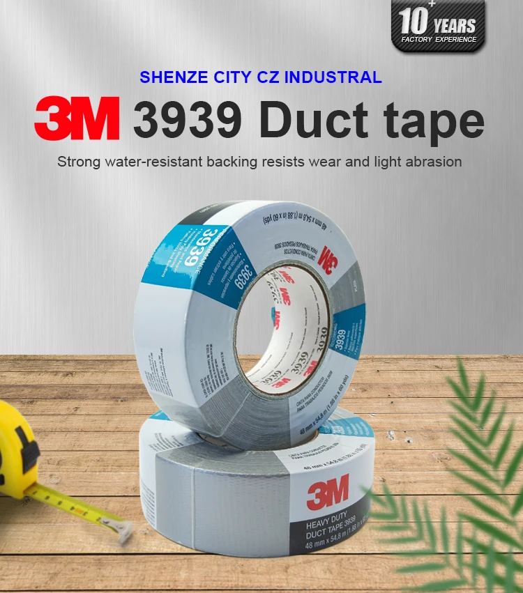 3M Heavy Duty Duct Tape 3939 - Water-Resistant & Antistatic