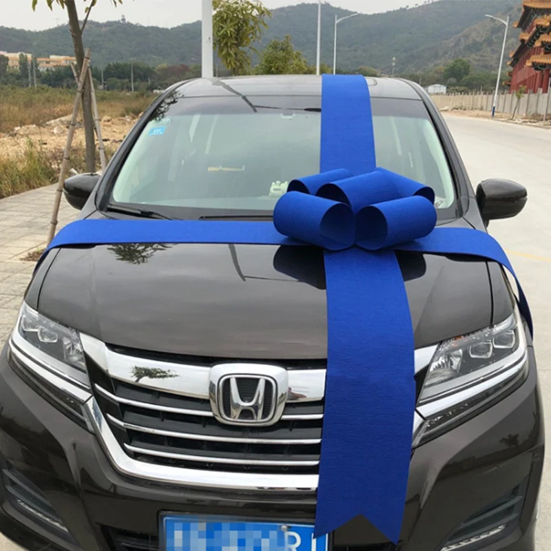 Carbowz Big Colors Customized Giant Car Decor Display 30" Bow Ribbon ...