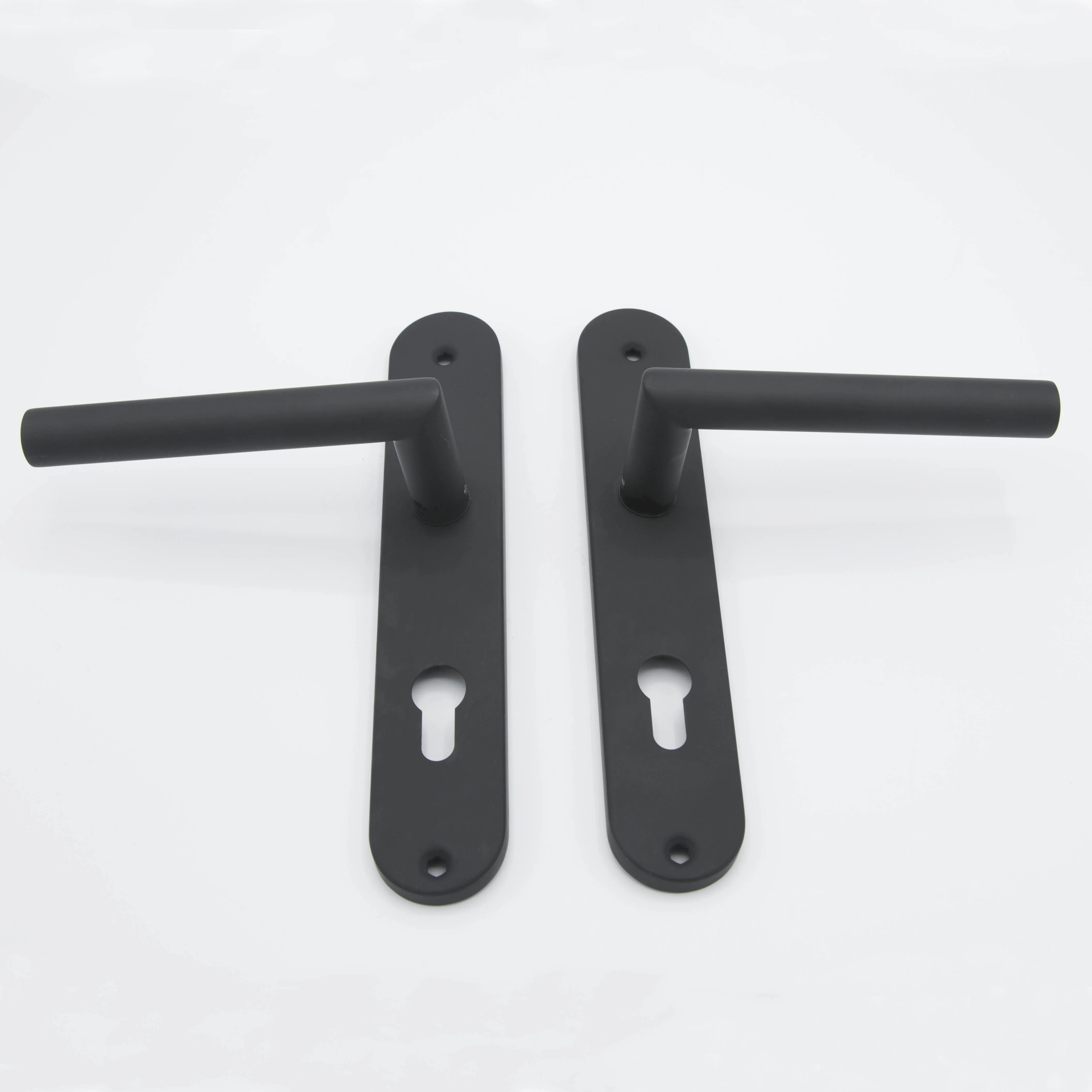 Stainless Steel Door Handle Black Color 2k1035 For Interior Door - Buy ...