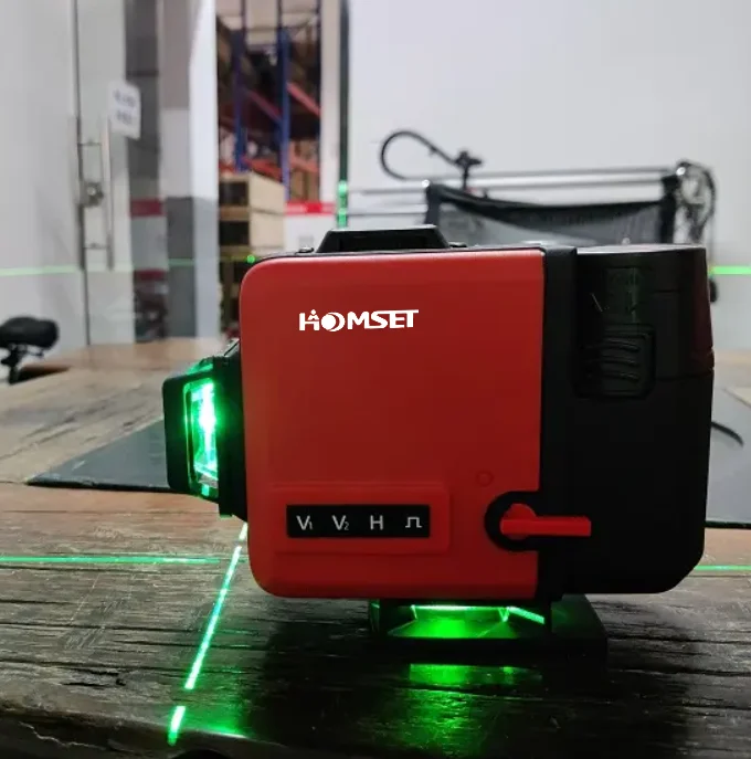 12 Lines Homset Lasers Green Beam With Remote Controller Horizontal ...