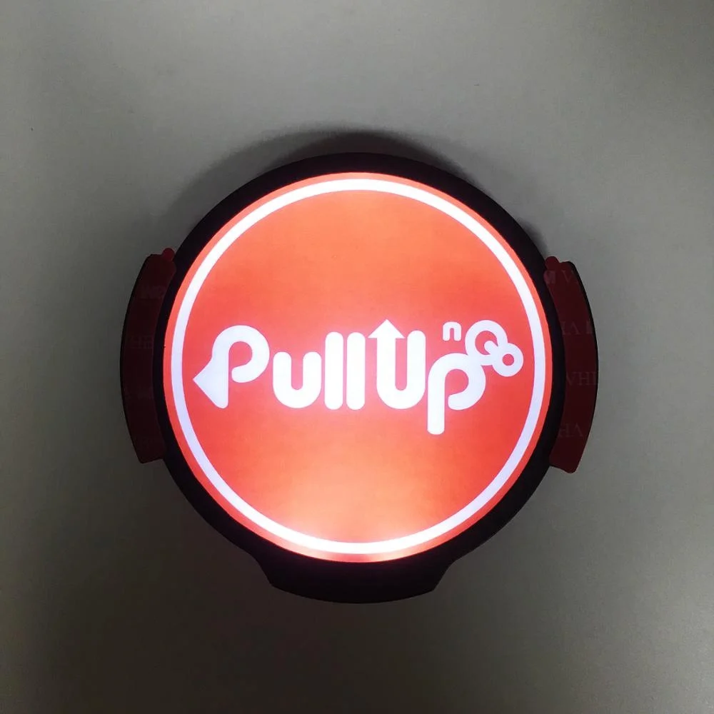 Rideshare Sign with LED Light Logo Sticker Decal Glow