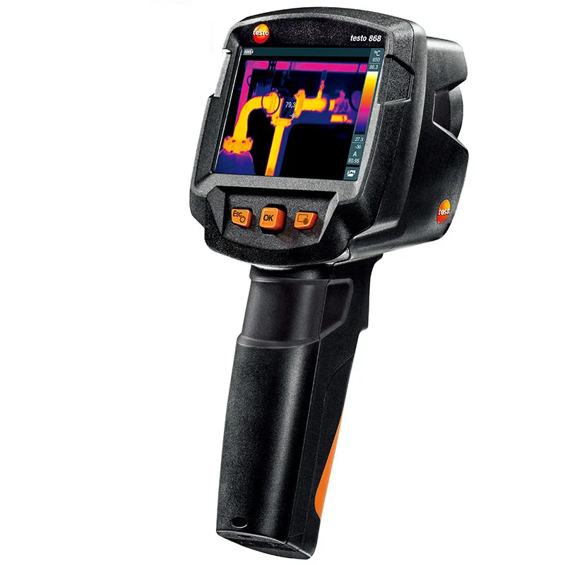 Testo 868 High-Temp Handheld Industrial Thermal Imager | ABS, USB Comm ...