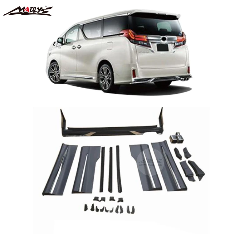 2018 Tahun Body Kit Untuk Toyota Alphard Sisi Rok + Belakang Bibir ...