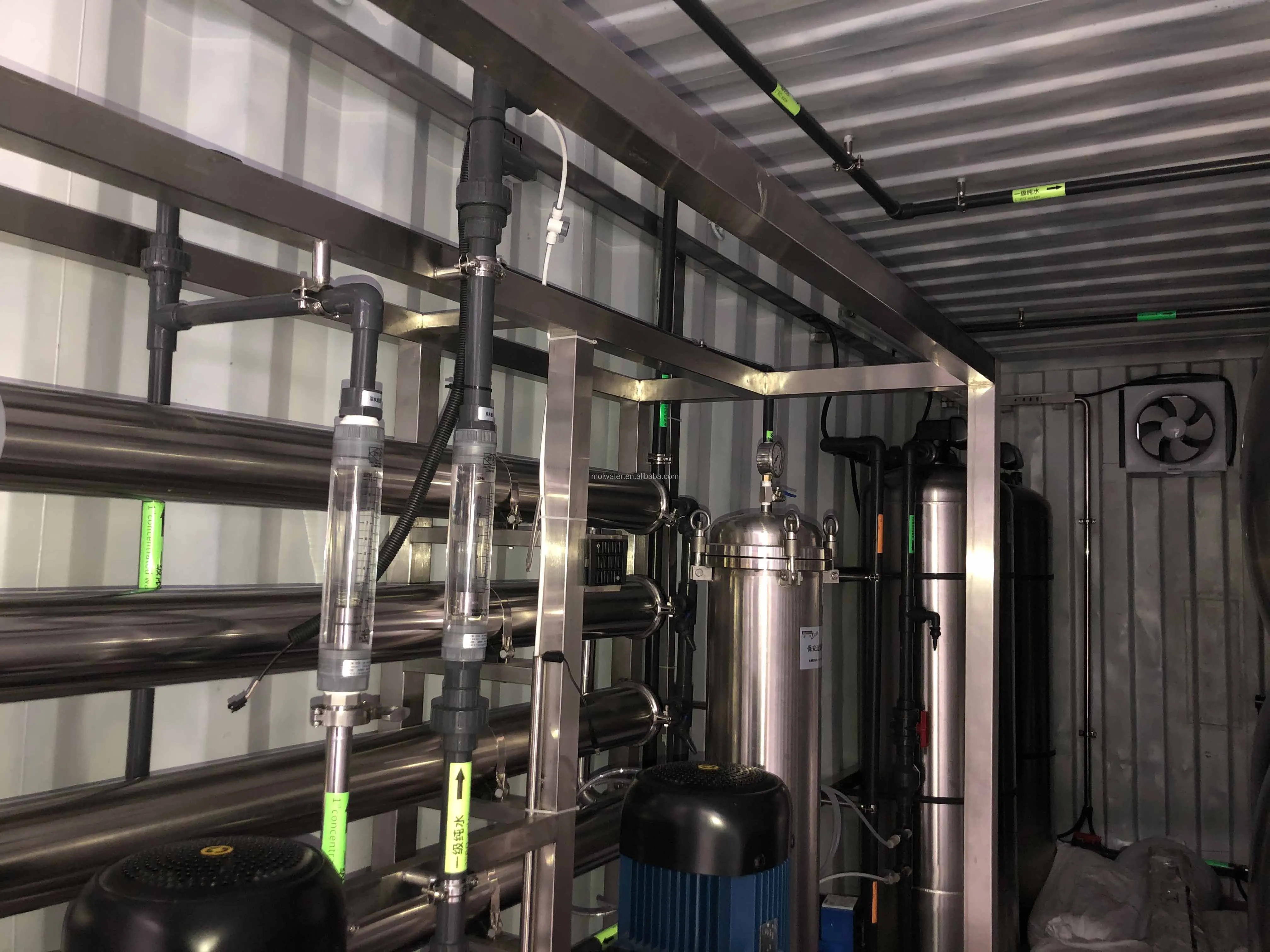 20ft And 40ft Containerized Mobile Trailer Water Treatment System With ...