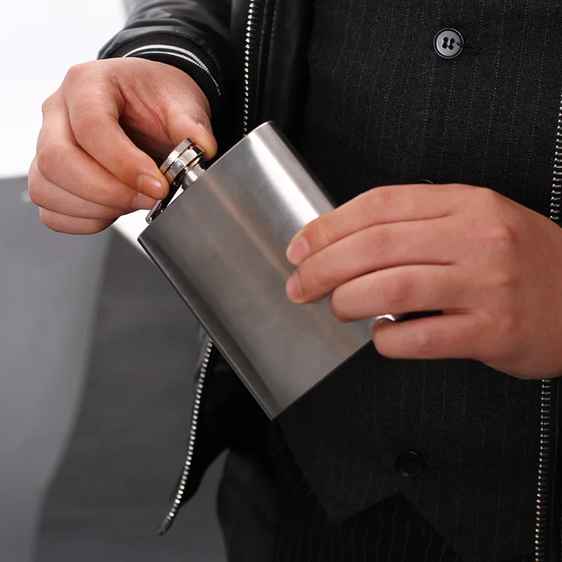 Seaygift Gourde Whisky - Personalised Stainless Steel Flask