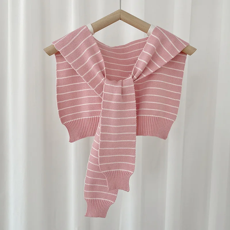 Shoulder Wrap Shawl Korea Style Air-conditioned Scarf Women Wearing ...