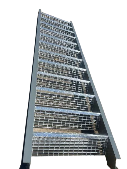 Outdoor Industrial Galvanized Steel Stair Metal Staircase with ...