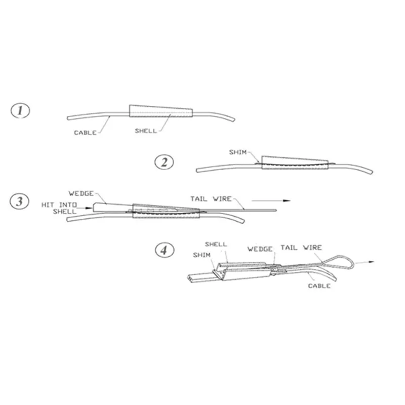 Fiber Drop Cable Hanger Clamps - Secure & Durable Solutions