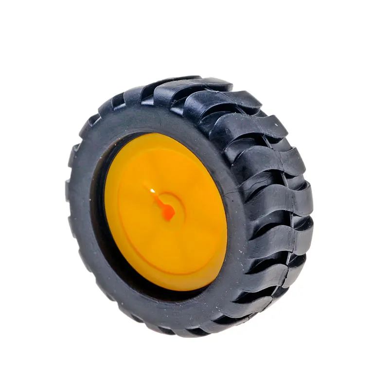 43*19*3mm N20 Wheel D-axis Rubber Wheel For N20 Dc Geared Motor Diy ...