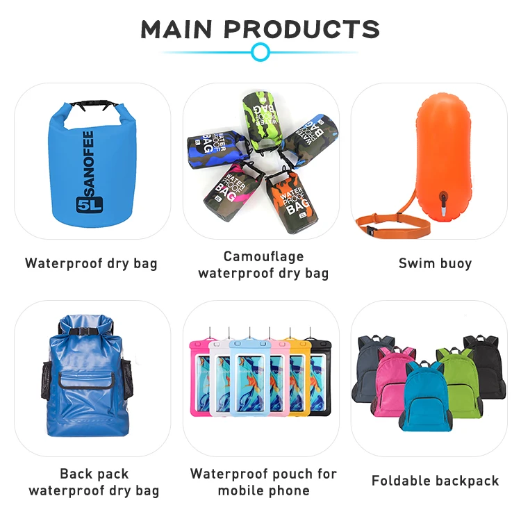 Outdoor Wholesale Ocean Pack 2l 3l 5l 10l 15l 20l 30l Pvc Tarpaulin Waterproof Dry Bag ...