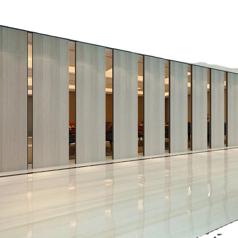 Office Furniture Aluminum Frame Partition Wall Modern Modular Sliding ...