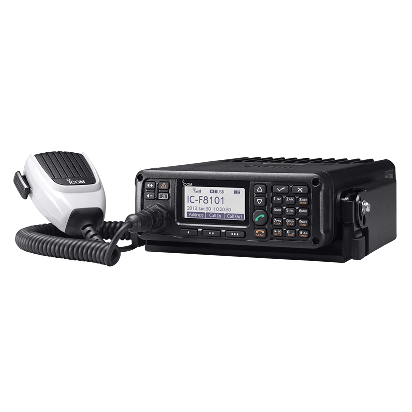 Icom IC-F8101 125W HF SSB Transceiver - GPS & AES256 Secure Radio