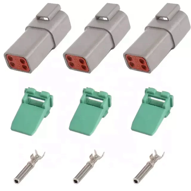 2 Pin 4pin Waterproof Male Female Deutsch Connector Automotive ...