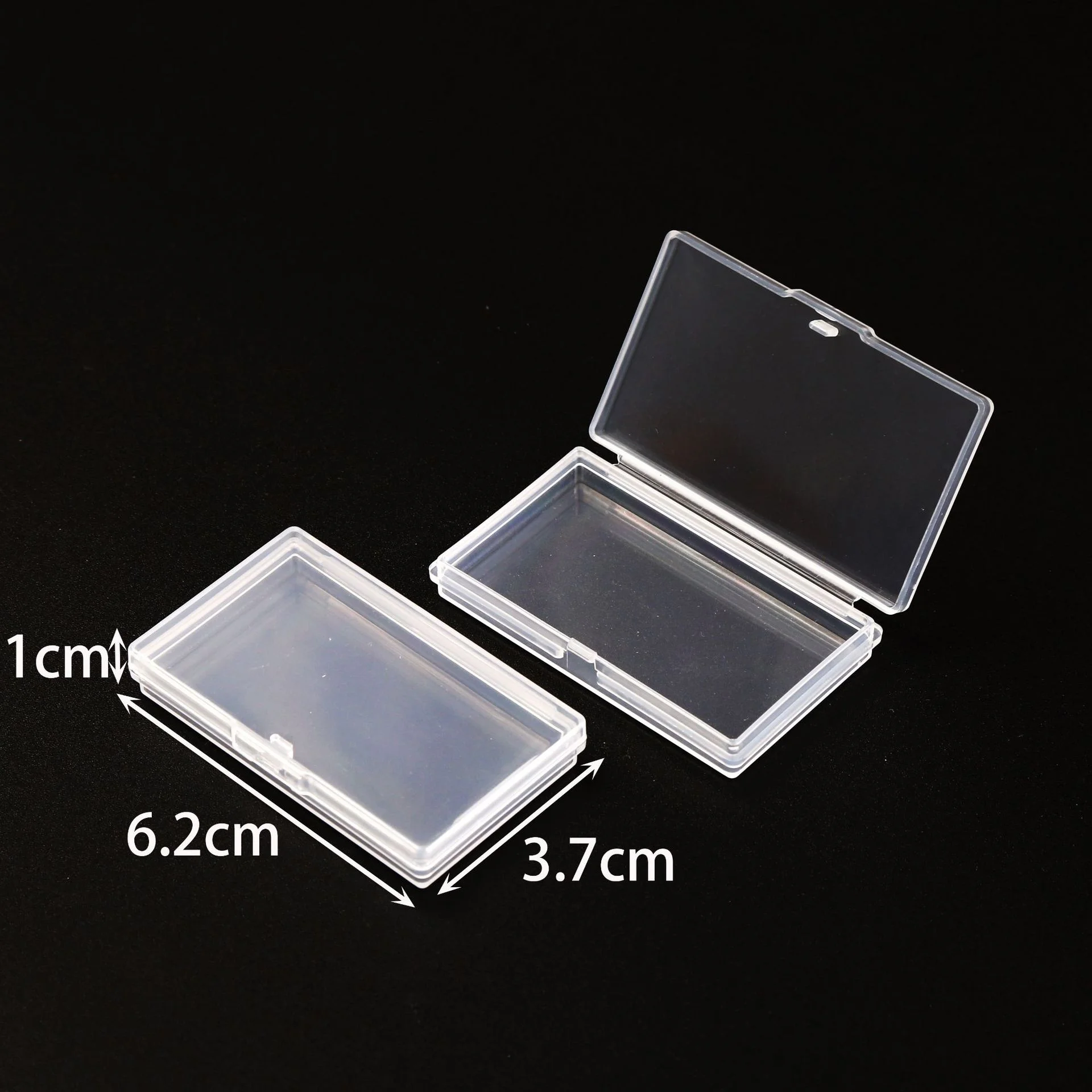 Rectangular Transparent Recyclable PP Plastic Storage Box Household ...