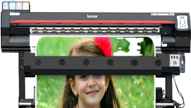 Locor 1.8m 6ft Large Format Indoor Eco Solvent Printer Plotter Canvas ...
