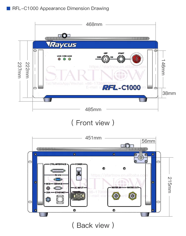 Raycus Cw Fiber Laser Power Single Module Fiber Cutting Welding Machine ...