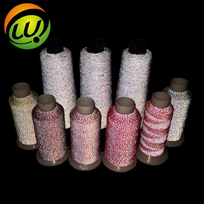 Reflective Yarn For Sewing And Knitting Hi Vis Polyester Thread For ...