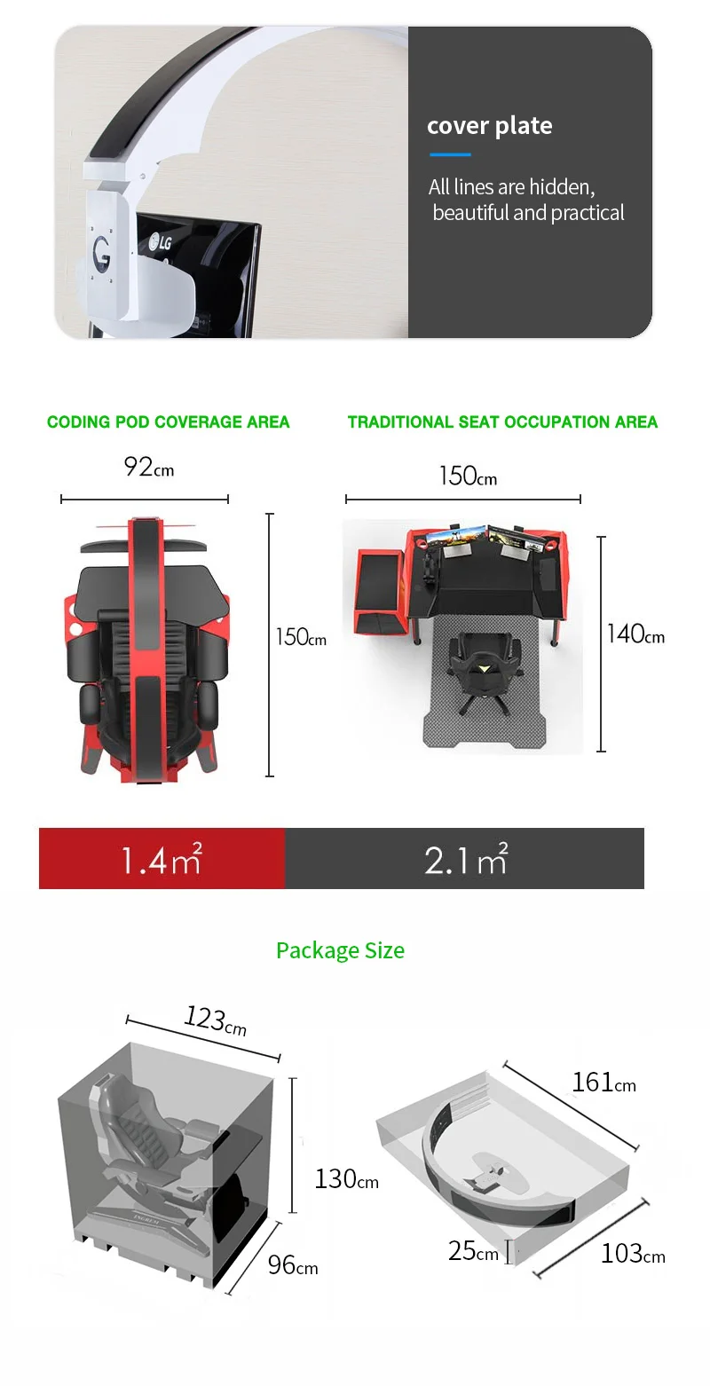 Adjustable Executive Silla Gamer Gamer Ingrem Veyron Ingrem Coding Pod ...
