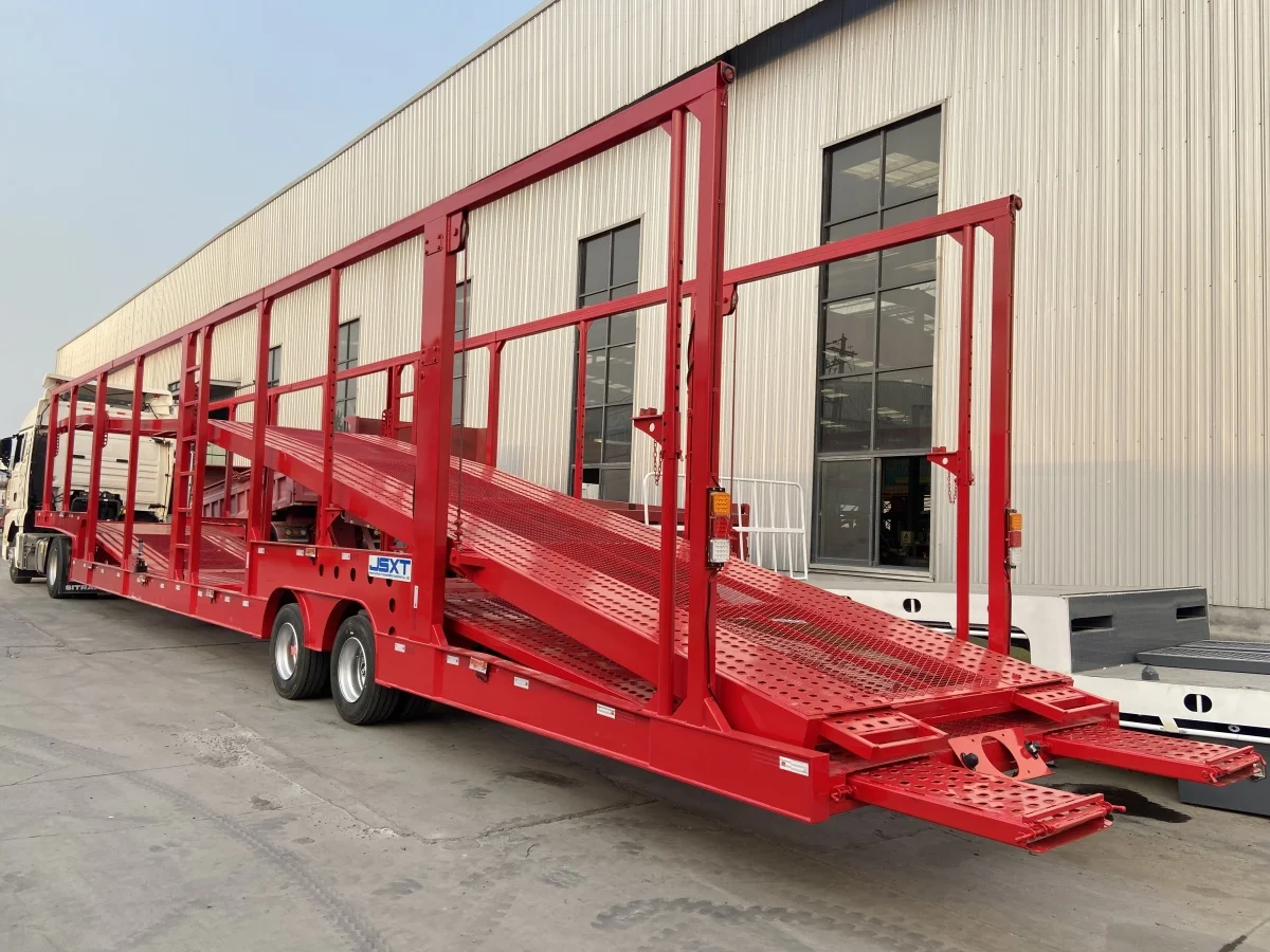 8 Cars Carrying Vehicle Car Transporter Trailer Car Carrier Semi ...