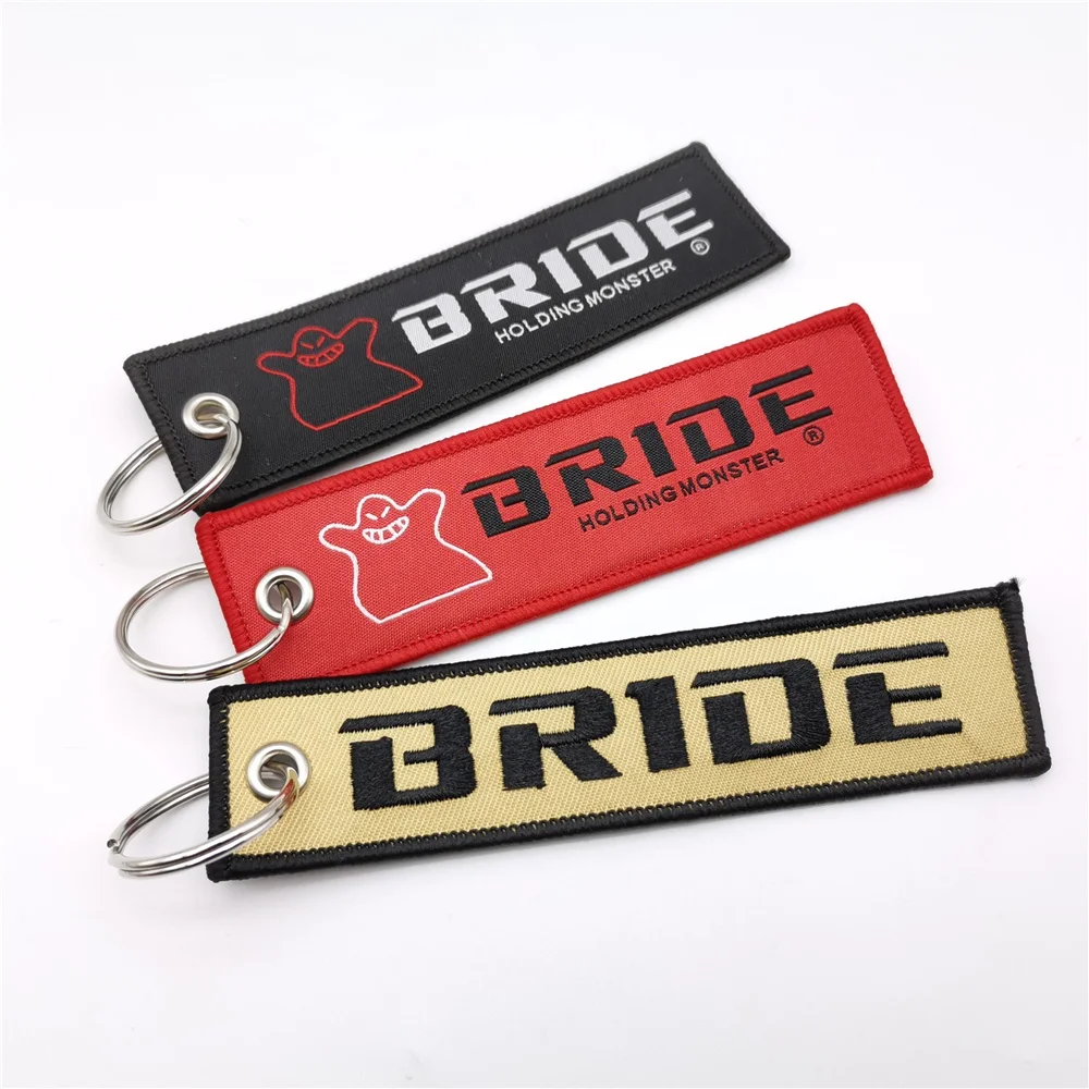 Custom Flight Nylon Keyring Jdm Racing Car Sport Fabric Two-sided ...