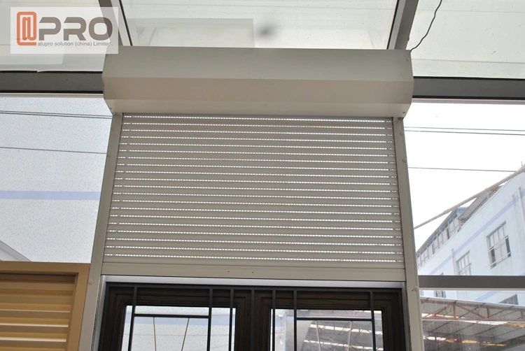 Nieuwe Ontwerp Roll Up En Down Rolluik Bullet Proof Verticale Raam ...