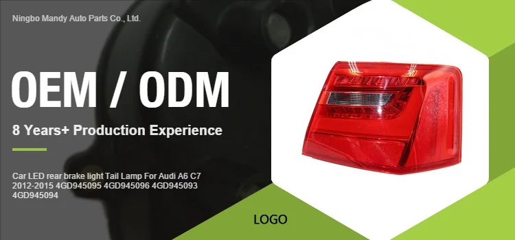 Car LED Rear Brake Light Tail Lamp for Audi A6 C7 2012-2015 4GD945095 ...