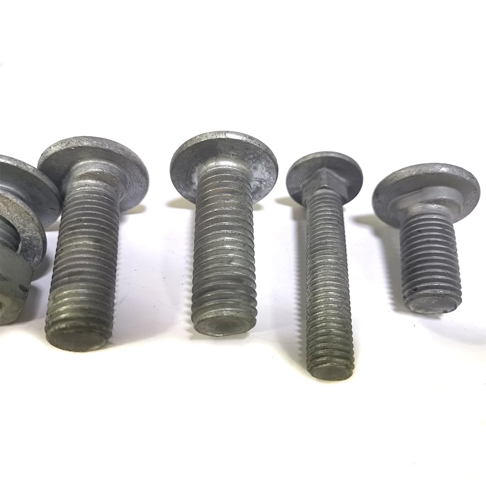 Highway Guardrail Fasteners - Durable Carbon Steel Bolts