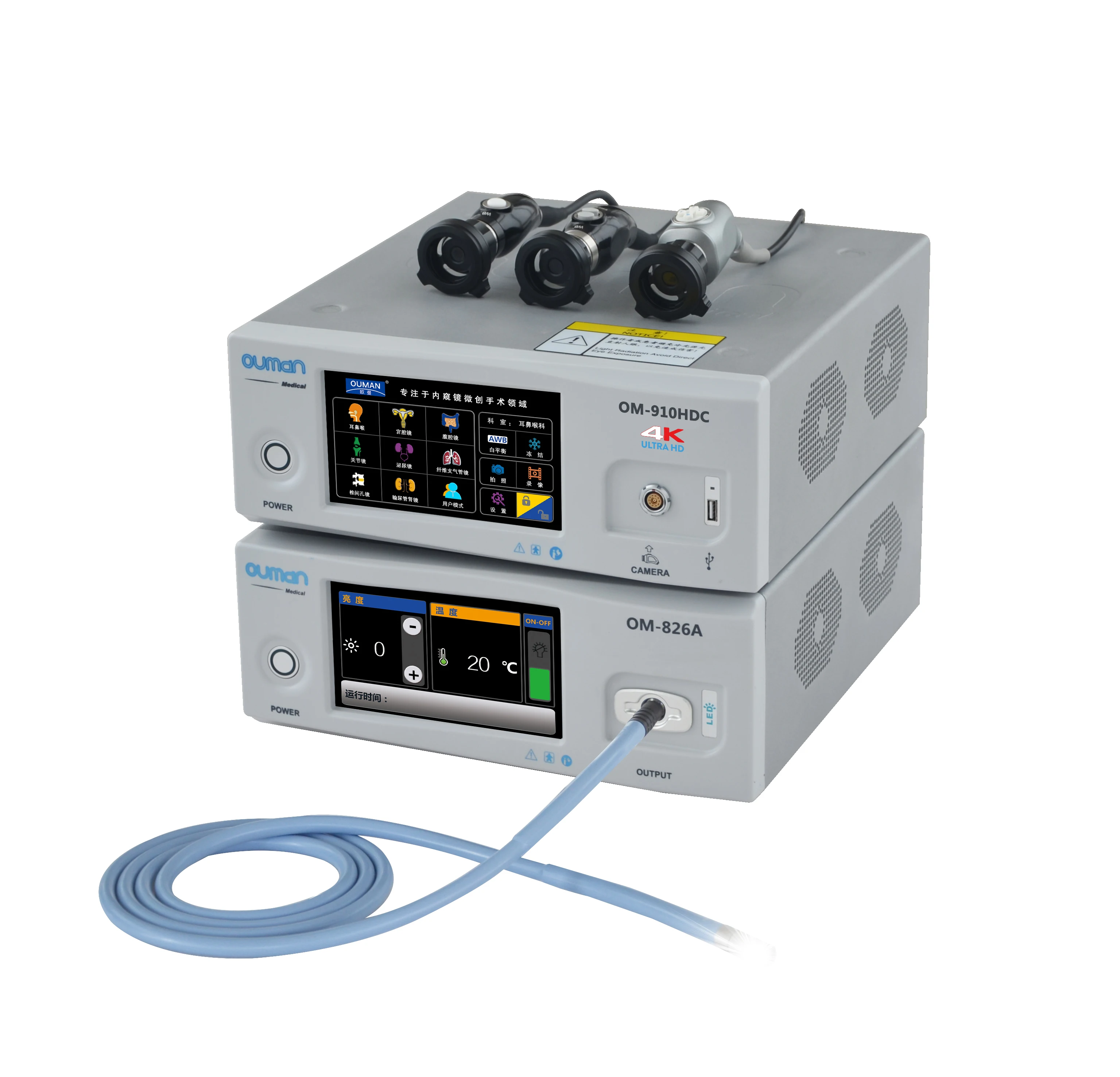 Laparoscopy Hd Camera System 4k Uhd 3cmos Operation Endoscopy Camera ...