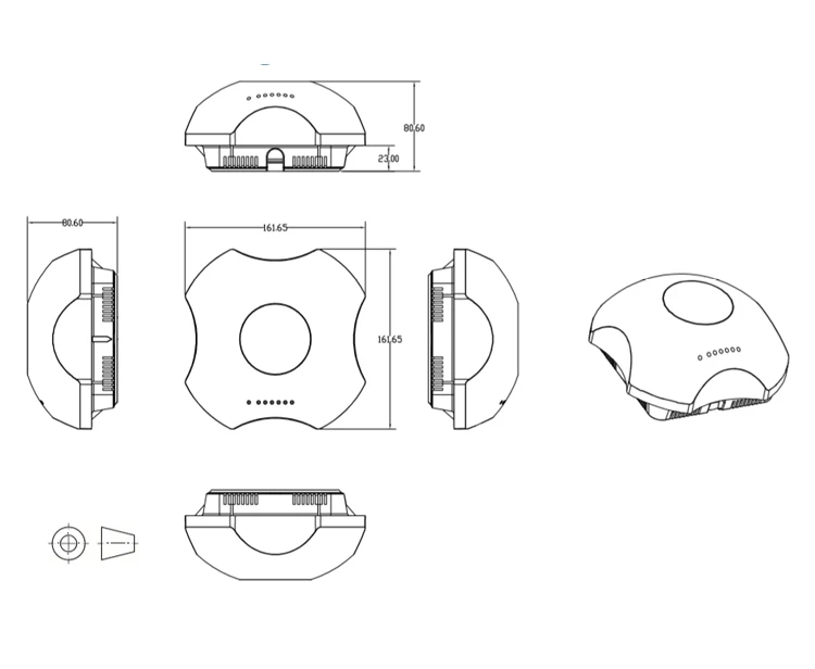 Getcom.ai Dual Band 3x3 QCA9563 Access Point - High Bandwidth