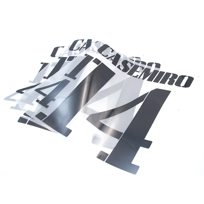 Dtf Transfer Name And Numbers For Soccer Jersey Heat Press Numbers ...