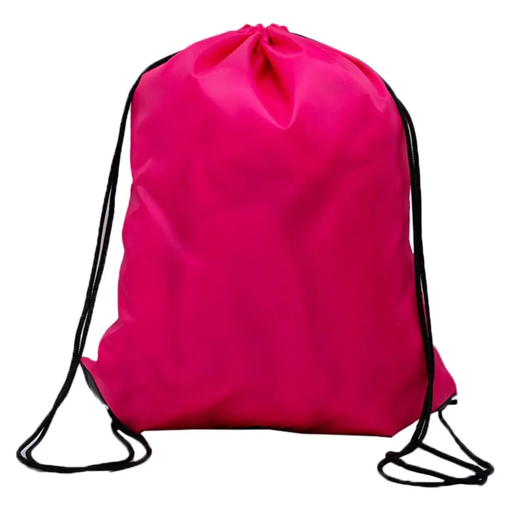 Polyester Drawstring Backpack Marathon Gym Traveling Sports Bags ...