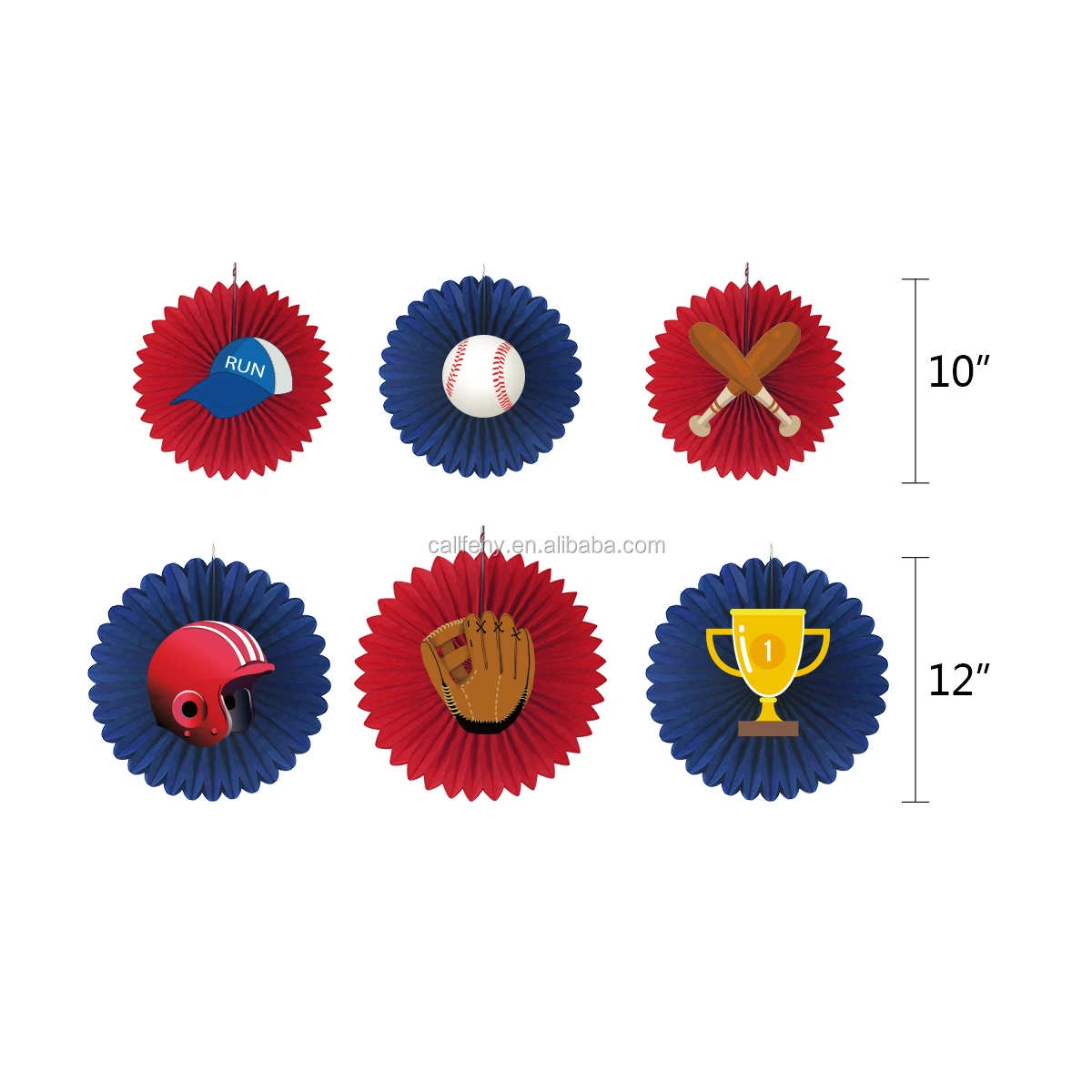 Baseball Party Geburtstags Feier Liefert Junge Baseball Paper Fans ...
