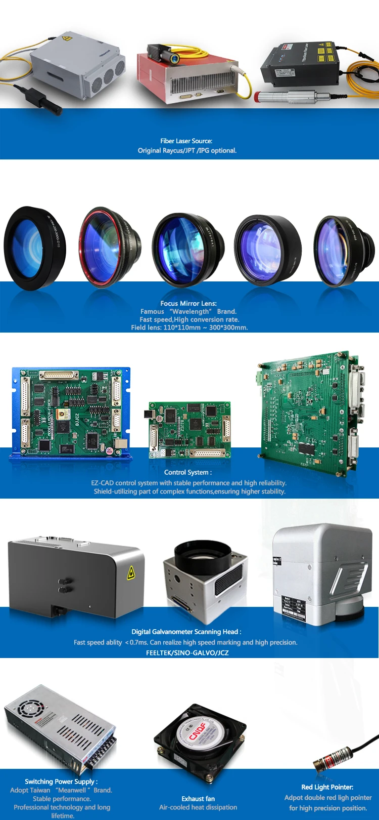 EZCAD 3 Software With 50W Raycus & 60W JPT Fiber Laser Machine for 3D ...