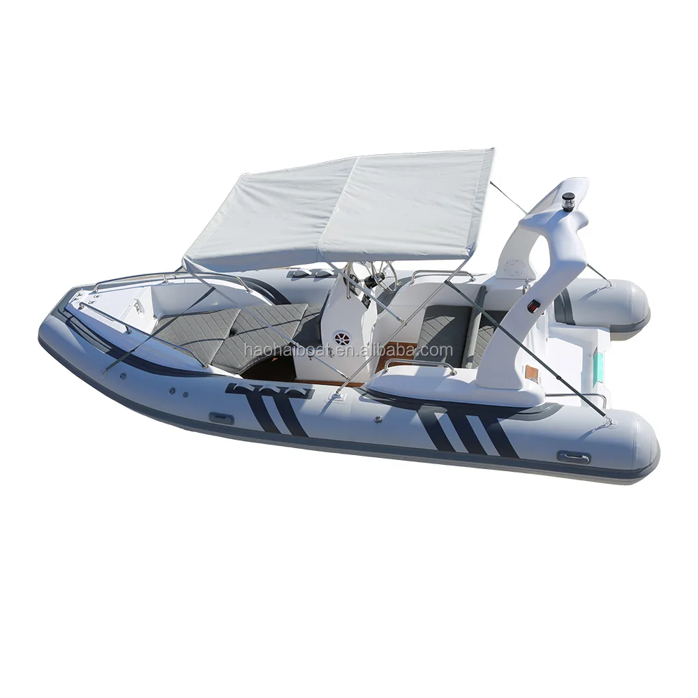 5.8m Outboard Inflatable Boat Console Rib Boat Sport Rib580c House Boat ...