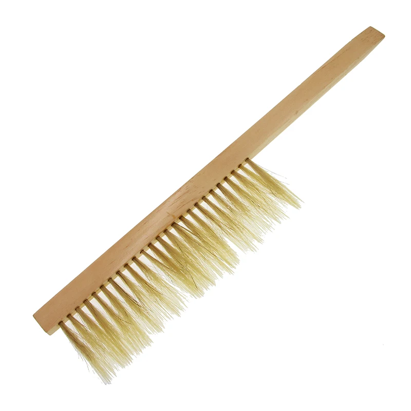 Beekeeping Tools Hive Clean Brush Bee Sweep Brush Yellow Wood Pig's ...