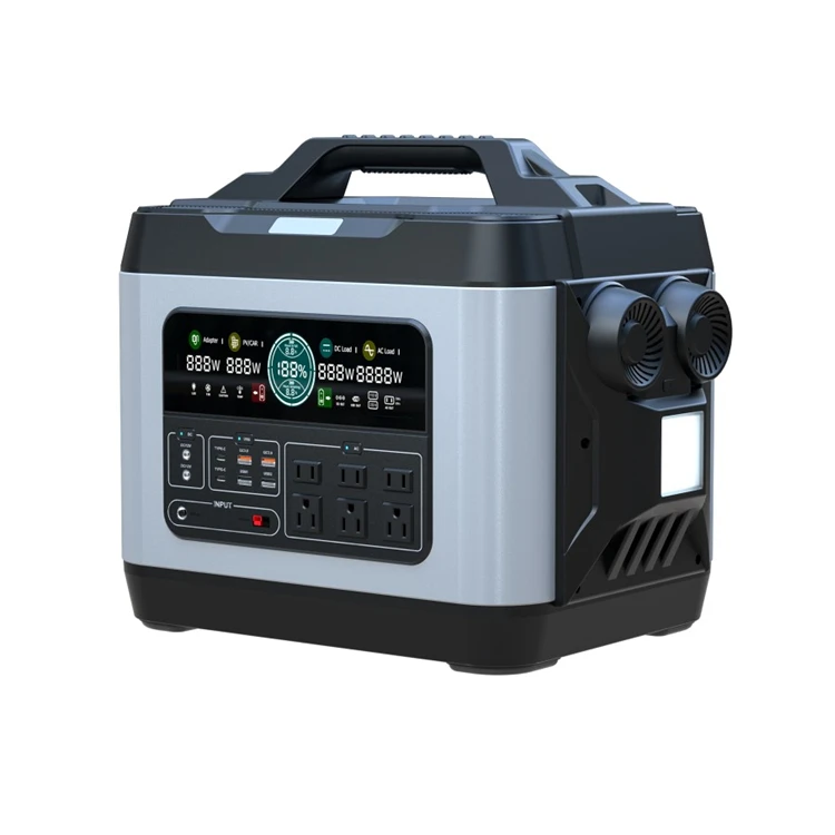 110v 220v Lithium Ion Battery Off Grid Portable Solar Power Generator 1000w 1500w 2000w 3000w ...